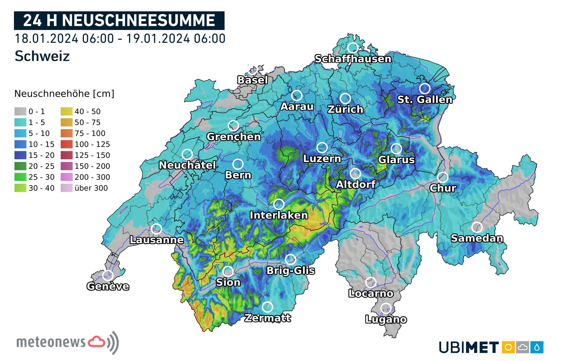 MeteoNews: Cold front brings some snow down to low altitudes (18 ...
