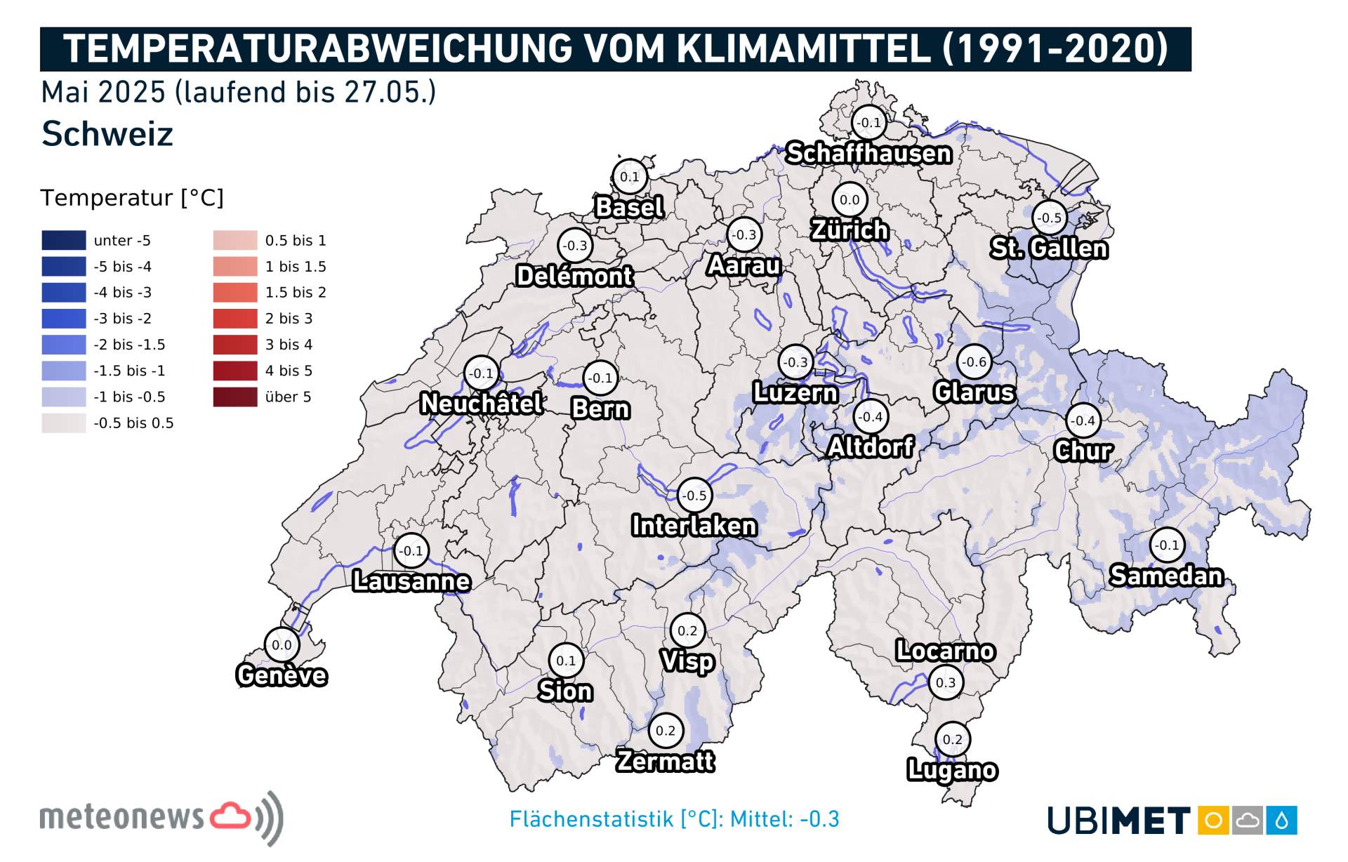 MeteoNews: Eine klimatische Punktladung im Mai 2025 (16. Mai 2025)